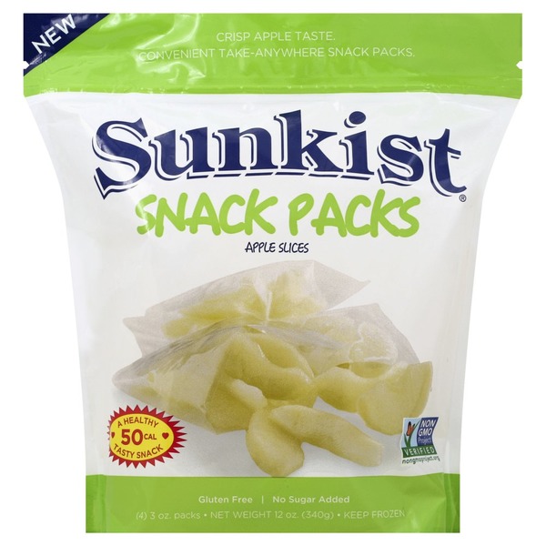 Sunkist Apple Slices, Snack Packs (4 each) - Instacart