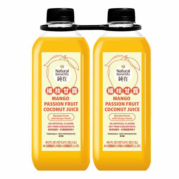 Natural Benefits Mango Passion Fruit Coconut Juice Same-Day Delivery ...