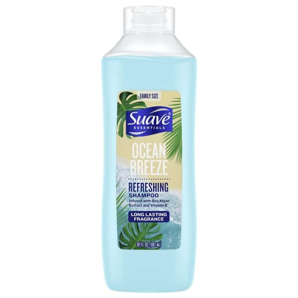 Suave Essentials Refreshing Ocean Breeze Shampoo Family Size Same-Day ...