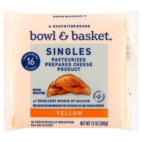 ShopRite Bowl & Basket Singles Yellow Cheese Same-Day Delivery | Instacart