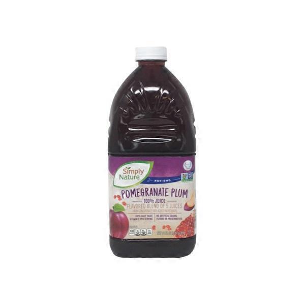 Simply Nature 100% Pomegranate Plum Juice (64 fl oz) - Instacart