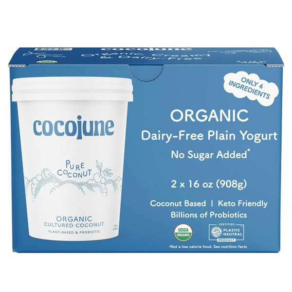 Cocojune Organic Plant-Based Yogurt, 16 oz, 2-count Same-Day Delivery ...