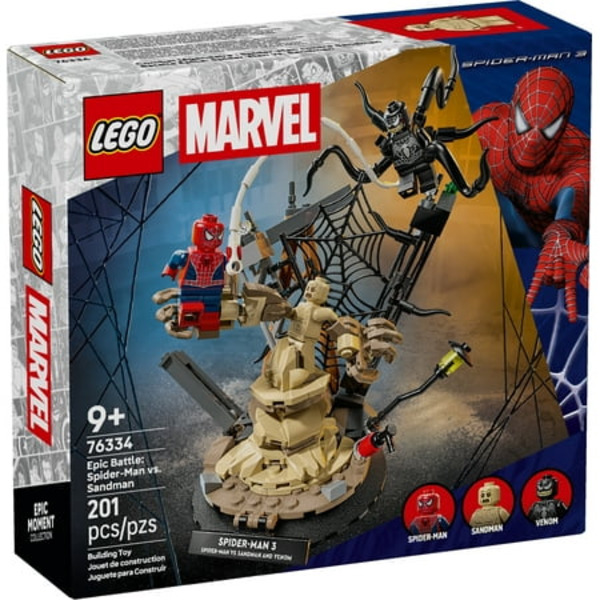 Walmart LEGO Marvel Spider-Man vs. Sandman Epic Battle 201 Piece ...