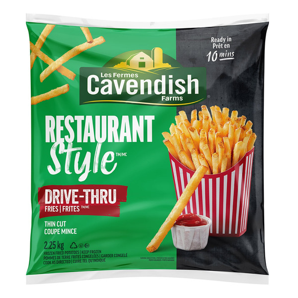 Cavendish Farms Restaurant Style Drive-Thru Thin Cut Fries Same-Day ...