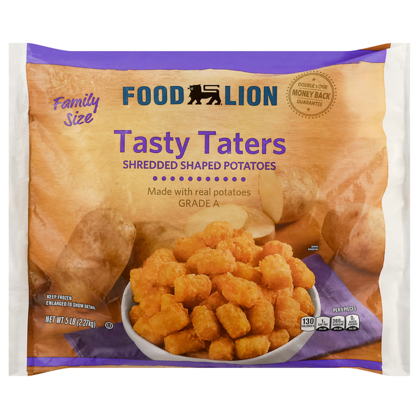 Food Lion Food Lion Family Size Tasty Taters Shredded Shaped Potatoes ...