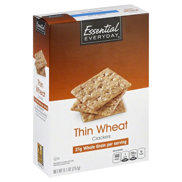 Essential Everyday Crackers, Thin Wheat (9.1 oz) - Instacart