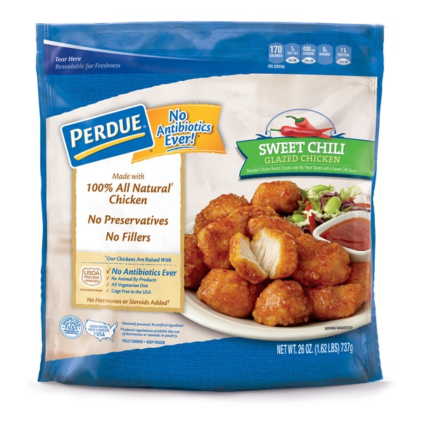 Perdue Sweet Chili Glazed Chicken Chunks (26 lb) - Instacart