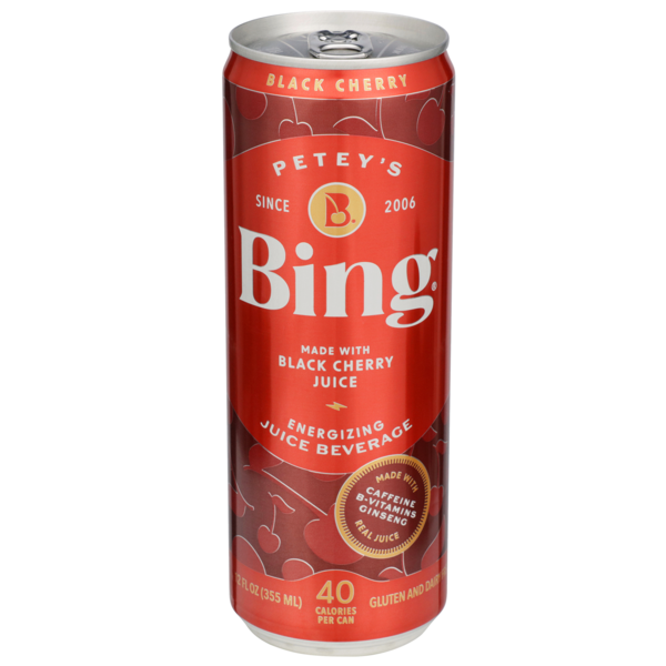 Petey's BING Energizing Juice Beverage, Cherry Same-Day Delivery or ...