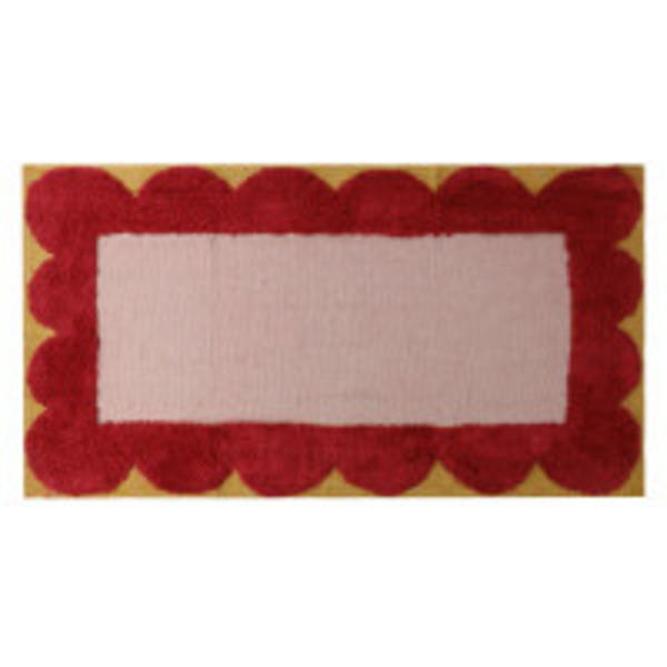 Five Below Room 2 Room Cotton Printed Tufted Rug, 30 x 50 Inch - Pink ...