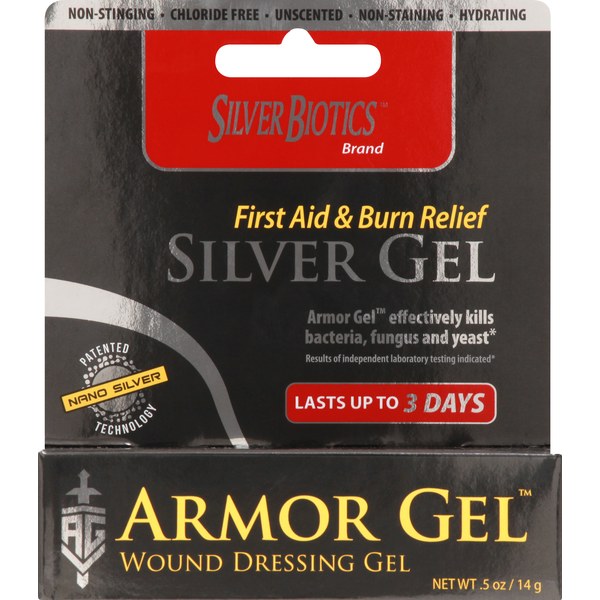 Silver Biotics Wound Dressing Gel, Silver Gel (0.5 oz) - Instacart