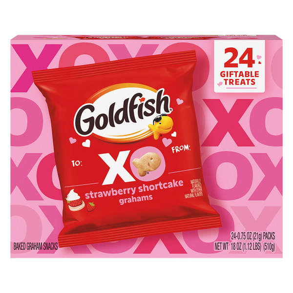 Pepperidge Farm Goldfish Strawberry Shortcake Flavored Baked Graham ...