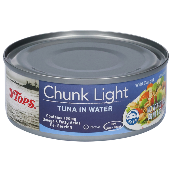 TOPS Tuna, in Water, Chunk Light Same-Day Delivery or Pickup | Tops Markets