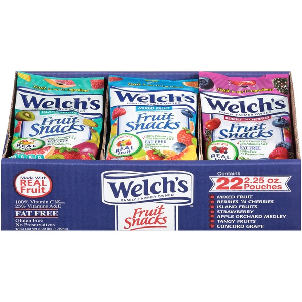 Welch's Fruit Snacks Fruit Snacks Variety Pack (2.25 oz) - Instacart