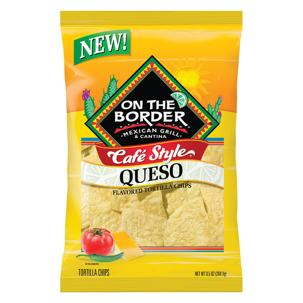 ALDI On The Border Tortilla Chips, Queso, Cafe Style Same-Day Delivery ...