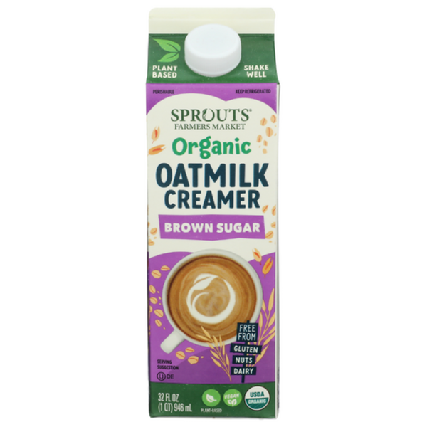 Sprouts Organic Brown Sugar Oatmilk Creamer Same-Day Delivery or Pickup ...
