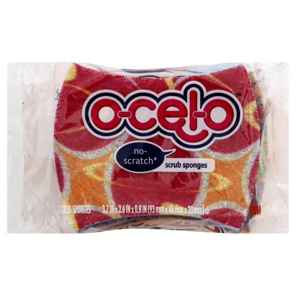 O-Cel-O Sponges, Scrub (3 ct) - Instacart