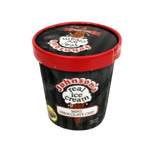 Johnson's Real Ice Cream Mint Chocolate Chip (1 pt) - Instacart