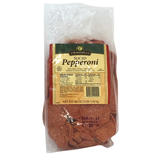 La Romanella Sliced Pepperoni (3 lb) - Instacart