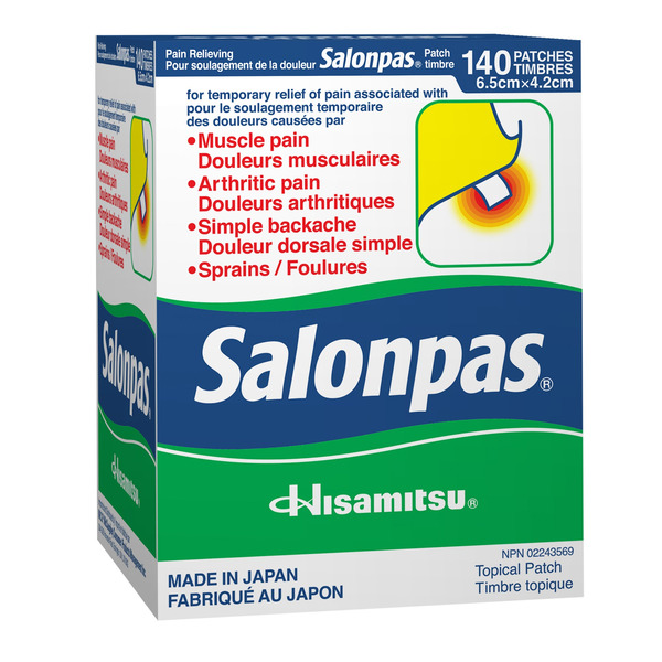 Salonpas Pain Relieving Patch Same-Day Delivery | Costco