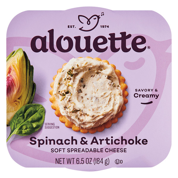 ALDI Alouette Spinach & Artichoke Soft Spreadable Cheese Same-Day ...