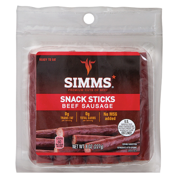 ALDI Simms Beef Sausage Snack Sticks Same-Day Delivery or Pickup ...