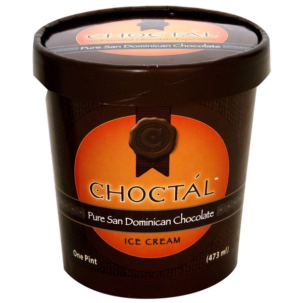 Choctal Ice Cream, Pure San Dominican Chocolate (1 pt) - Instacart