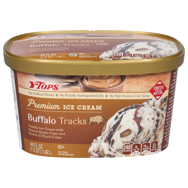 TOPS Ice Cream, Premium, Buffalo Tracks Same-Day Delivery or Pickup ...