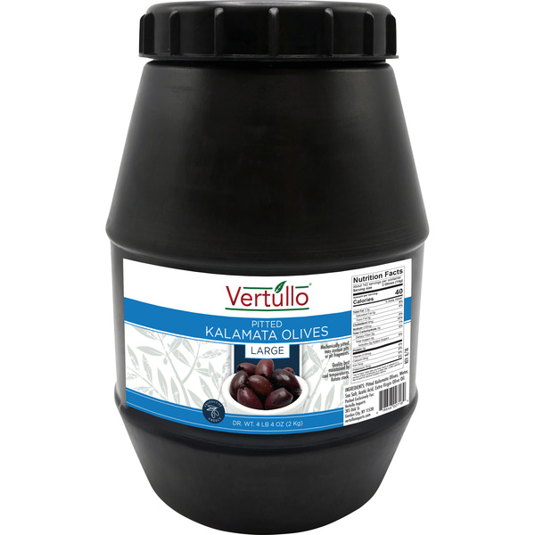 Vertullo Pitted Kalamata Olives, Large, 68 oz Same-Day Delivery ...