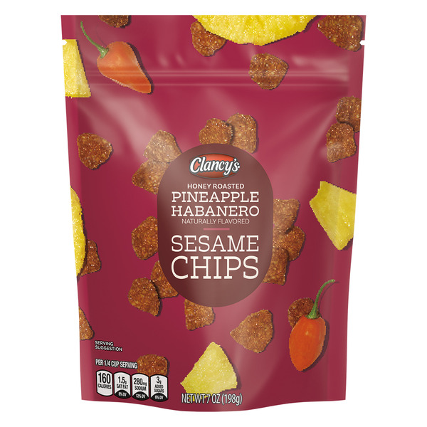 Clancy's Pineapple Habanero Sesame Chips Same-Day Delivery or Pickup | ALDI