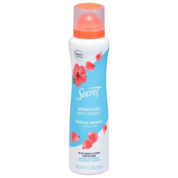 Publix Secret Antiperspirant/Deodorant, Tropical Hibiscus + Argan Oil ...