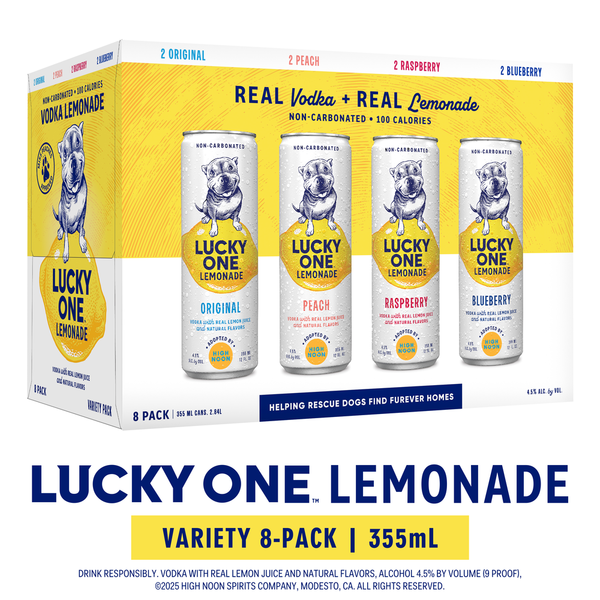 Safeway Lucky One Vodka Lemonade Variety Pack Same-Day Delivery or ...