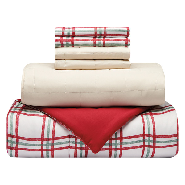 ALDI Huntington Home Plaid Comforter & Coverlet Same-Day Delivery or ...