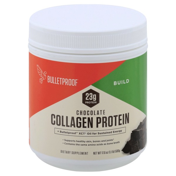 Bulletproof Collagen Protein, Chocolate (17.6 oz) - Instacart