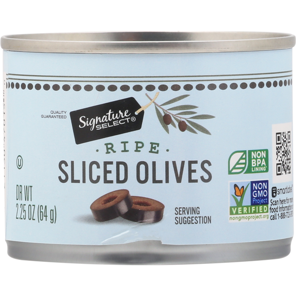 Safeway Signature SELECT Olives, Ripe, Sliced Same-Day Delivery or ...
