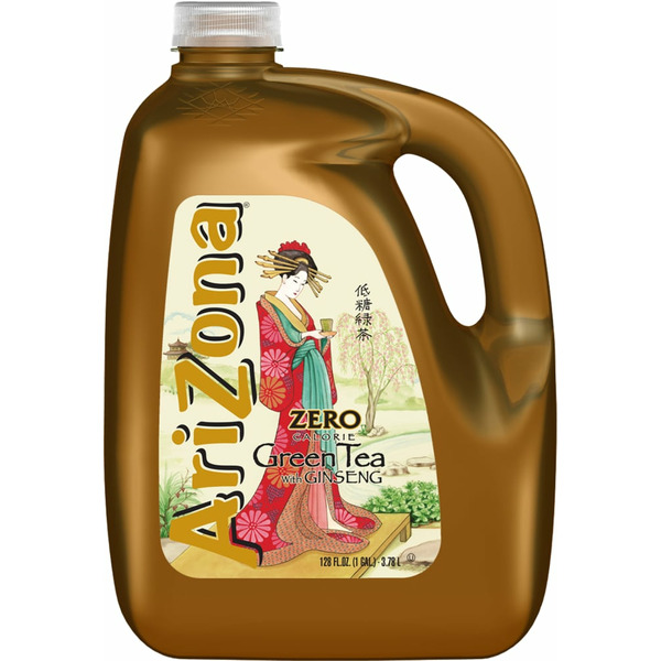 Kroger AriZona Green Tea, Zero Calorie, with Ginseng Same-Day Delivery ...
