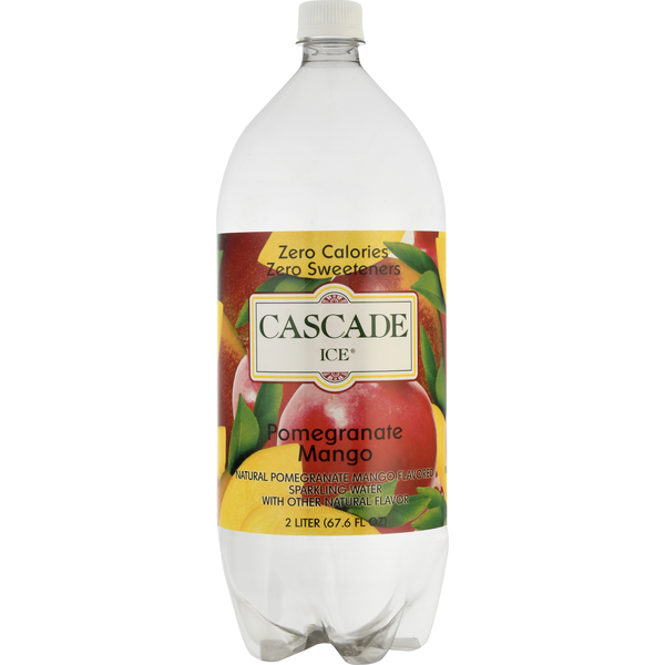 Cascade Ice Sparkling Water, Pomegranate Mango (2 L) - Instacart