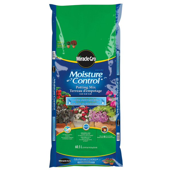 Miracle-Gro FTL780L3P30H56 Moisture Control Potting Mix Same-Day ...