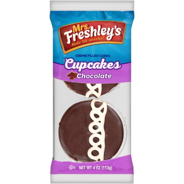 Mrs. Freshley's Chocolate Cupcakes (13 g) - Instacart