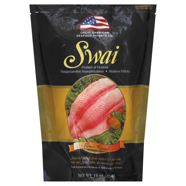 Great American Seafood Swai, Skinless, Fillets (16 oz) - Instacart