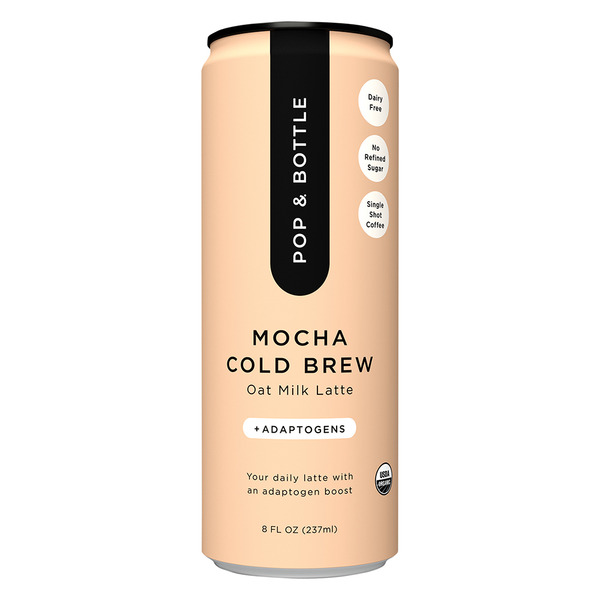 ALDI Pop & Bottle Oat Milk Latte, Mocha, Cold Brew, +Adaptogens Same ...