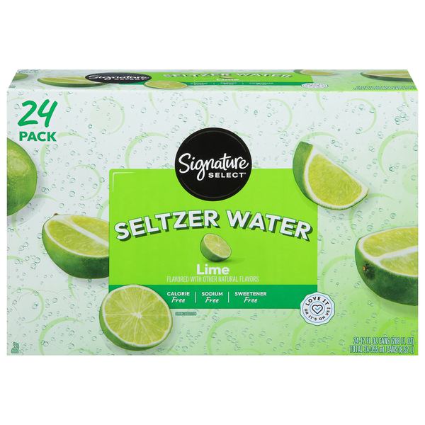 Safeway Signature SELECT Seltzer Water, Lime Same-Day Delivery or ...