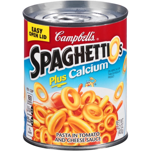 Spaghettios Original plus Calcium Canned Pasta (14.2 oz) - Instacart