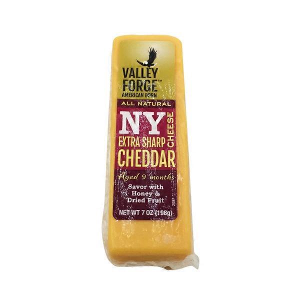 Valley Forge All Natural New York Style Extra Sharp Yellow Cheddar ...