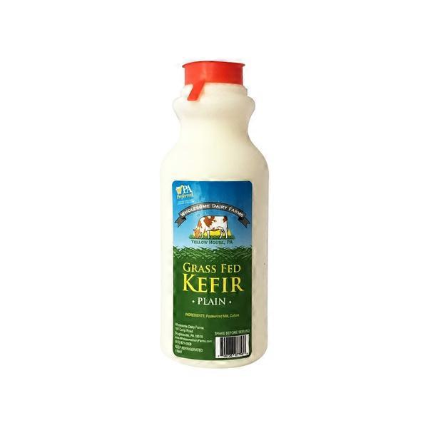 Wholesome Dairy Farms Plain Grass Fed Kefir (1 pt) - Instacart