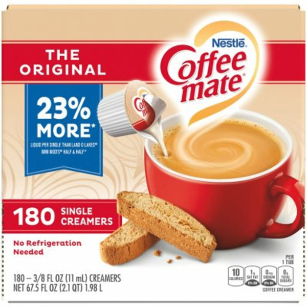 Coffee mate Coffee Creamer, the Original, Single Serve Portions Same ...