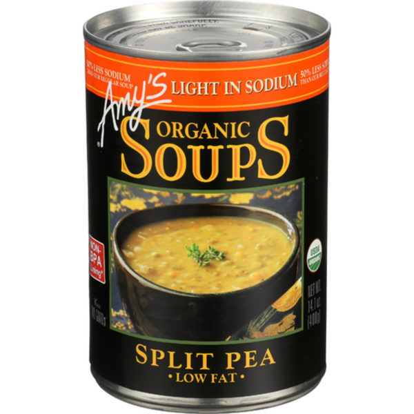 Sprouts Farmers Market Amy's Kitchen Light in Sodium Split Pea Soup ...