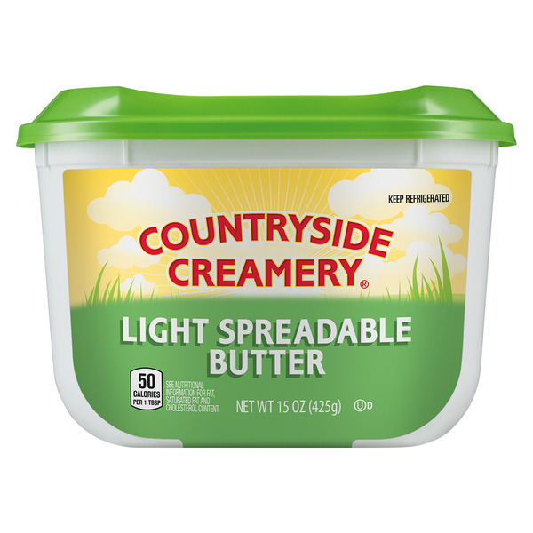 Countryside Creamery Spreadable Light Butter With Canola Oil Same-Day ...