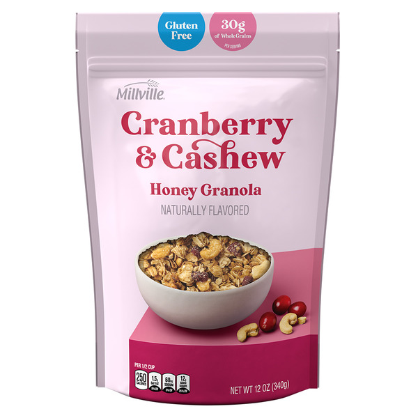 Millville Cranberry Cashew Granola Same-Day Delivery or Pickup | ALDI