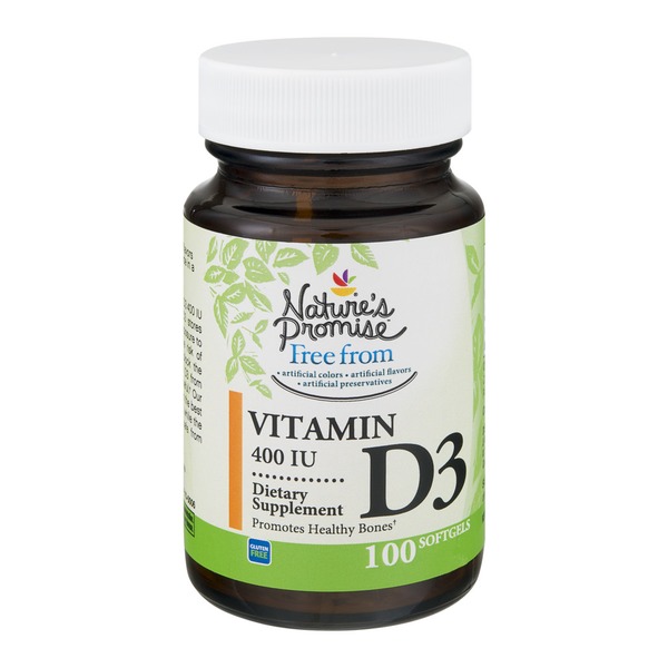 Nature's Promise 400IU Vitamin D3 - 100 CT (100 ct) - Instacart