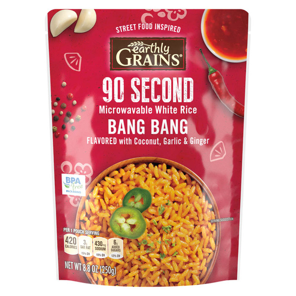 ALDI Earthly Grains Bang Bang Street Food Ready to Serve Rice Same-Day ...